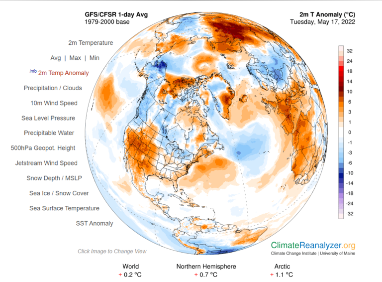Climate Reanalyzer – Les partages de Matt