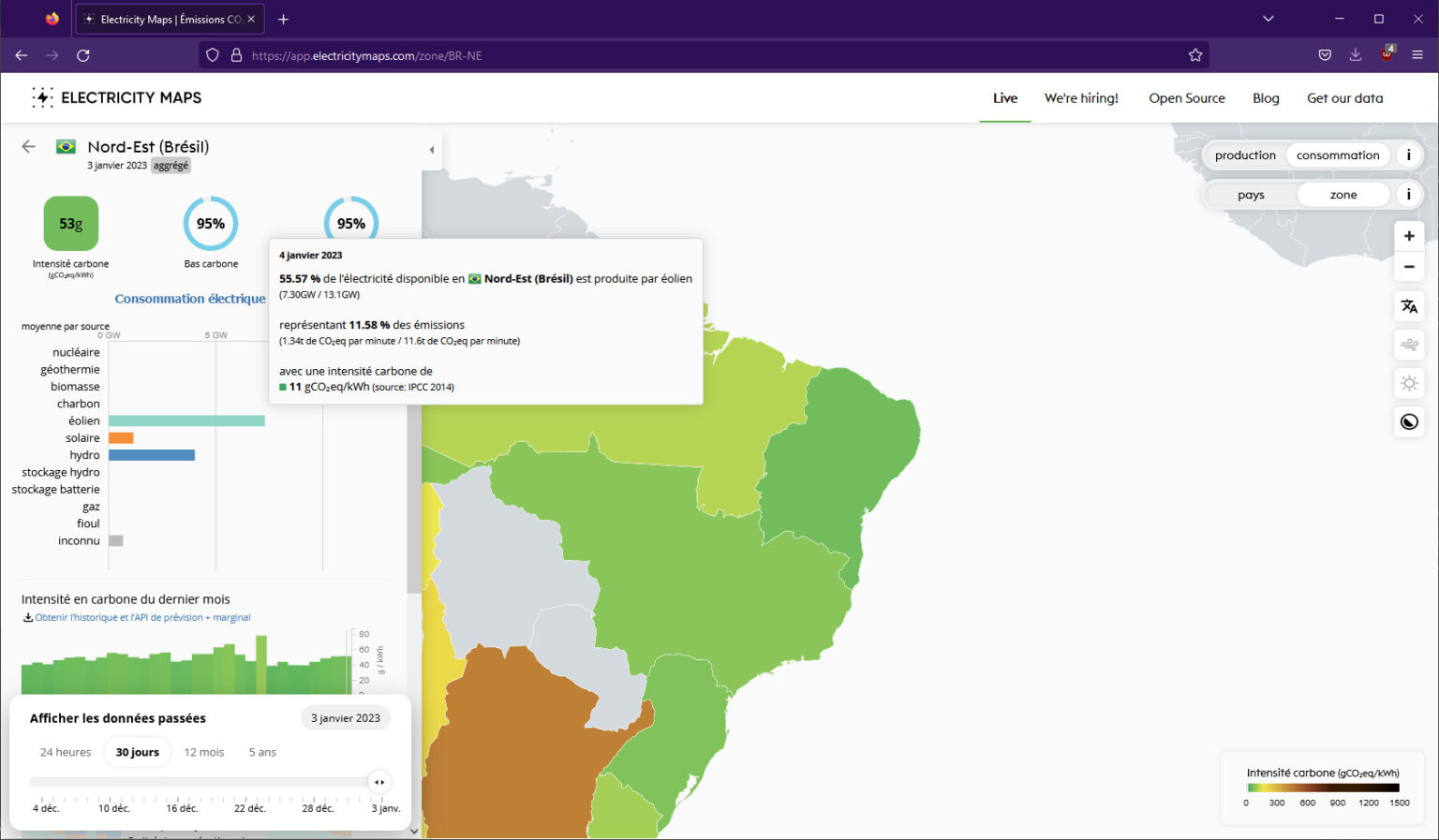 Electricity Map – Les partages de Matt